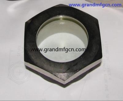 China M60x2 Refrigeration Fused Steel Sight Glass Oil Sight Window 60mm Diameter for sale