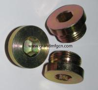 China BSP 1/4 to 1 1/4 Inch Zinc Plated Steel Oil Drain Plugs High Pressure Hydraulic for sale