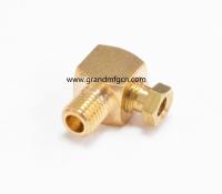 China Custom PPL Brass CNC Machined Elbow Connector Male Female NPT BSP Metric Thread 1/4 to 2 Inch for sale