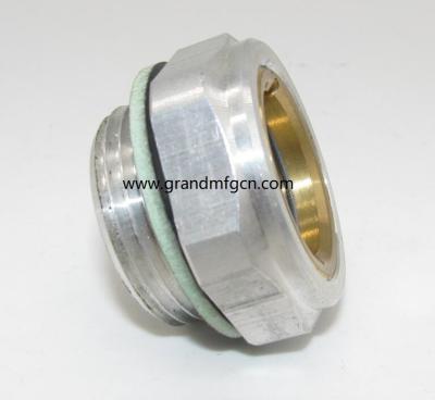 China Metric Thread M18 M27 M33 M36 M42x1.5 Air Compressor Oil Level Indicator Sight Glass for sale