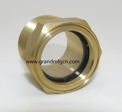 China Brass Oil Level Sight Glass NPT Thread 1/4 1/2 3/8 1 Inch Without Reflector for sale