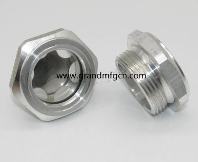 China Metric thread M30X1.5 M33X1.5 reducer Oil level indicator sight glass custom available for sale