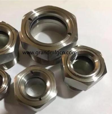 China Stainless Steel 304 Oil Sight Glass M33 M36 for Food Equipment Inner Checking for sale