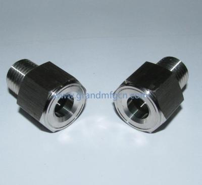 China Stainless Steel Oil Sight Glass SS304 100 bar NPT 1/4 for Drilling Platform for sale
