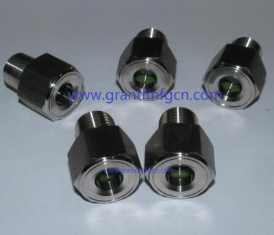 China Stainless Steel Oil Sight Glass SS304 100 Bar 1/4 NPT for Steamers and Hydraulic Reservoirs for sale