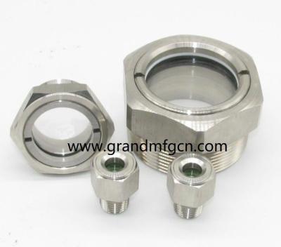 China High Pressure M36x1.5 Stainless Steel 304 Reactor Mixer Sight Glass OEM ODM for sale