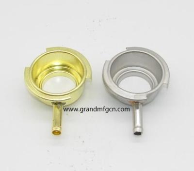 China Custom 56mm SS304 Brass Auto Radiator Cap Filler Neck OEM ODM Welding Connection for sale