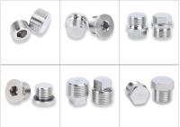 China hydraulic SUS304 plug custom SS304 stainless steel hexagon plugs square plug for sale