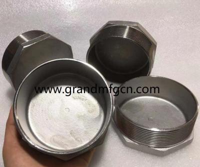 China Stainless Steel Precision Machined Turned Parts Male Thread OEM Natural Finish for sale