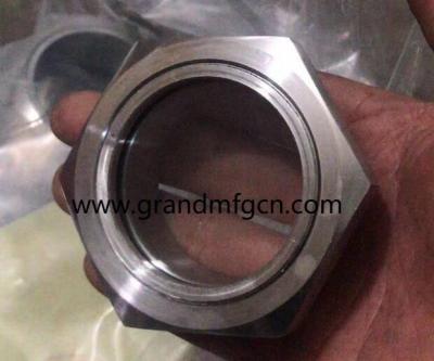 China Stainless Steel SS304 SS316 Oil Level Sight Glass BSP G 1 1/2 Inch Thread for sale