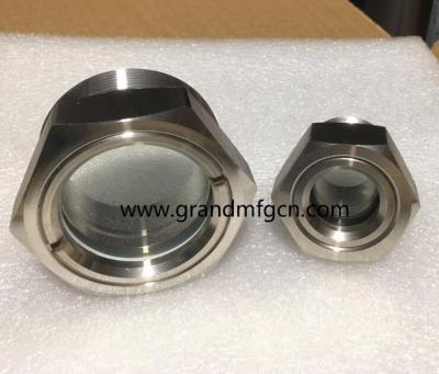 China High Pressure NPT2 Stainless Steel 316 Sight Glass Plug for BHO Extractor OEM ODM for sale