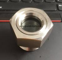 China Stainless Steel SS316 1 Inch NPT Thread Oil Level Sight Glass 5-120 Bar for sale