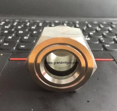 China NPT 3/8 Stainless Steel Oil Sight Glass SS304 100 Bar Turbine Chamber OEM ODM for sale