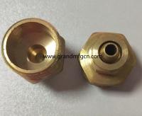 China Brass Oil Cooler Pipe Fitting Connectors Standardized Threads CNC Machined +/-0.01mm Tolerance for sale