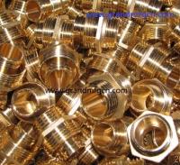 China Brass Oil Cooler Pipe Fitting Connectors Standardized Threads CNC Machined +/-0.01mm Tolerance for sale