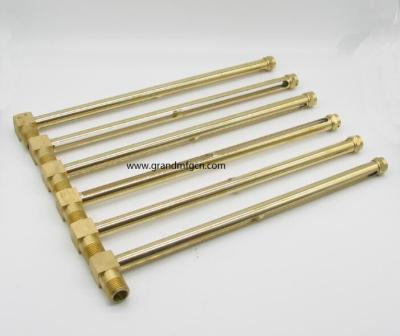 China Brass Oil Level Sight Gauge Indicator NPT 1/2 1/4 3/4 Thread for Oil Container for sale