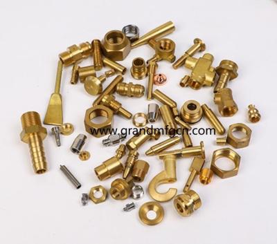 China Custom Precision Brass Turned Parts NPT Male Thread CNC Machining +/-0.01mm Tolerance for sale