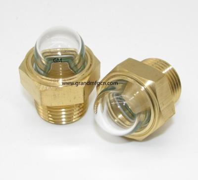 China G3/4 Male BSP Pipe Threads Pump Dome Oil Level Glass Sight with OEM ODM Service for sale