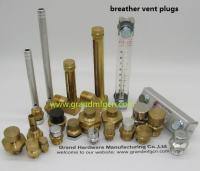 China NPT1/2 Brass Breather Vent Plug with Brass Filler Air Release Plug 0.005-0.03 MPa for sale