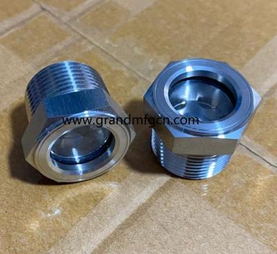 China Stainless Steel SS316 Oil Level Sight Glass 3/4 NPT Thread High Pressure for sale