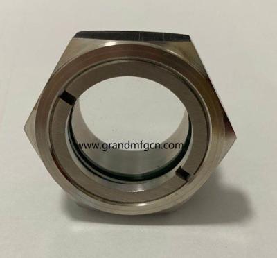 China SS304 Hydraulic Oil Tank Sight Gauge M36x1.5 Male Metric Thread Level Indicator for sale