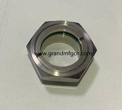 China M36x1.5 Stainless Steel Jacketed Reactor Sight Glass 304 Oil Level Gauge for sale