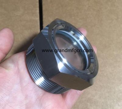 China High Pressure 1 Inch 2 Inch Stainless Steel 304 Reactor Mixer Sight Glass Oil Level Gauge for sale