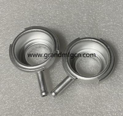 China Custom 56mm Aluminum Auto Radiator Cap with Filler Neck OEM ODM Welding Connection for sale