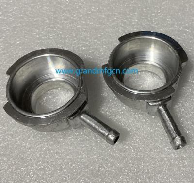 China Custom 68mm Die Casting Aluminum Radiator Cap with Filler Neck OEM ODM Welding Connection for sale
