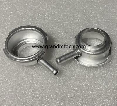 China 68mm Natural Aluminum Auto Radiator Cap with Filler Neck Welding Connection Custom Service for sale