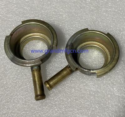 China 42mm Natural Steel Auto Radiator Cap Aluminum Filler Neck Welding Connection Custom Service for sale