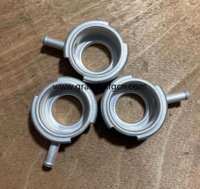 China 42mm Natural Aluminum Auto Radiator Cap with Filler Neck Welding Connection Custom Service for sale