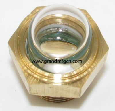 China G1 Male BSP Thread Liquid Level Indicator Sight Glass Gauge for Pumps for sale