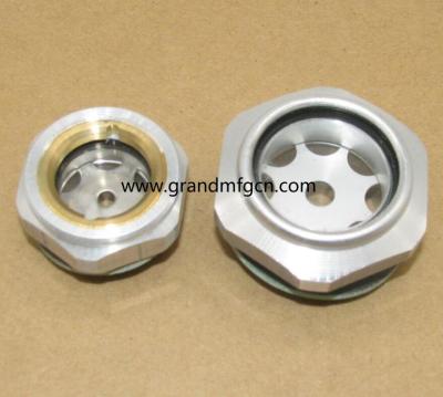 China Aluminum Alloy Oil Sight Glass Level Window for Hydraulic Compressor Reducer Pump 1/2 inch for sale