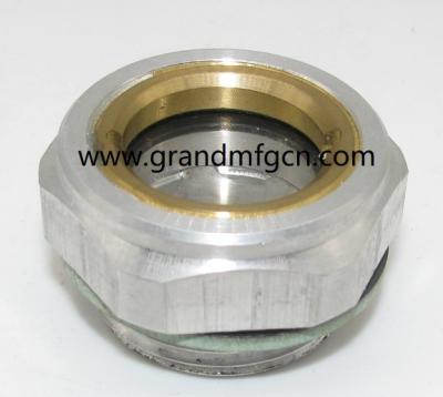 China Aluminum Alloy Hexagon Screw-In Oil Level Sight Window Gauge 1/2 Inch BSP Custom for sale