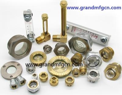 China Brass Aluminum Stainless Steel Oil Level Sight Glass 1/2 3/4 1 Inch NPT for sale