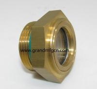 China BSP G 3 Inch Brass Oil Level Sight Glass 10 Bar Observation Evaporator Sight Glass for sale