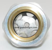 China Aluminum Oil Level Sight Glass Gauge M60x2 Thread 5-10 Bar for Compressor Gearbox for sale
