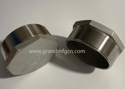 China 4 Inch Stainless Steel 304 316L Hex Plug Precision Machined Parts OEM Custom SS304 Fittings for sale
