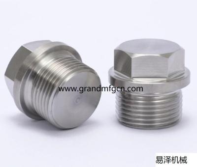 China Custom Stainless Steel 304 316 Precision Machined Parts NPT Fittings OEM CNC Turning 0.01mm Tolerance for sale