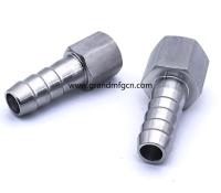 China Custom Stainless Steel 304 316 Precision Machined Parts NPT Fittings OEM CNC Turning 0.01mm Tolerance for sale