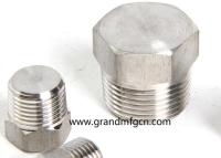 China 4 Inch Stainless Steel 304 316 Hex Plug Precision Machined Parts CNC Custom SS304 Fittings OEM for sale