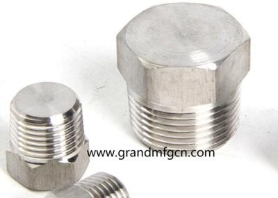 China 4 Inch Stainless Steel 304 316 Hex Plug Precision Machined Parts CNC Custom SS304 Fittings OEM for sale