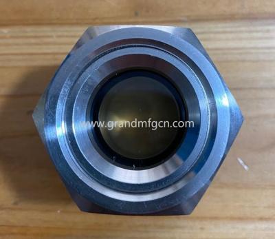 China BSP 3/4 Inch Stainless Steel 304 Knob Type Oil Level Indicator Sight Glass Gauge for sale