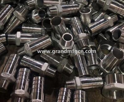 China NPT Stainless Steel 304 316 Hex Plug Precision Machined Parts Custom SS304 Fittings OEM for sale