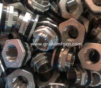 China NPT Stainless Steel 304 316 Cross Connector Precision Machined Fitting OEM Custom CNC Parts 0.01mm Tolerance for sale