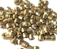 China Custom Precision Brass Turned Parts NPT Male Thread Connectors CNC Machined +/-0.01mm Tolerance for sale