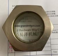 China NPT 1 Inch Fused Steel Sight Glass for Refrigeration Equipment 12 MPa for sale