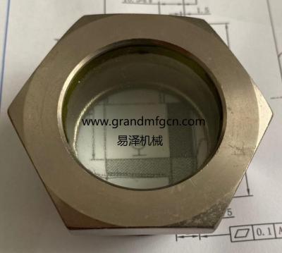China NP 2 Inch Fused Steel Sight Glass for Refrigeration Equipment Oil Level Monitoring for sale