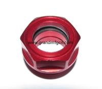 China Aluminum 6061 Oil Sight Glass G1 1/4 Reducer Level Indicator 5-10 Bar OEM for sale